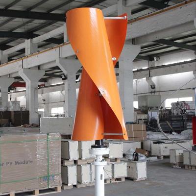China IP54 Spiral Wind Turbine 12V 24V 400W Vertical Wind Generator for sale