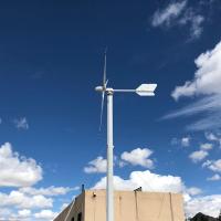 China 5000W Horizontal Axial Wind Turbine 1KW  48V 220V White Horizontal Wind Generators For Home Use for sale