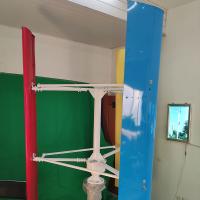 China Quiet 10KW H Vertical Wind Turbine 5000W Aluminum VAWT Blade Design For Electricity for sale