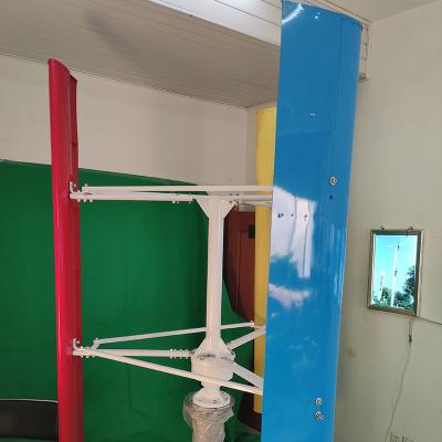 China Quiet 10KW H Vertical Wind Turbine 5000W Aluminum VAWT Blade Design For Electricity for sale