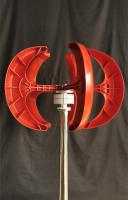 China 12V 24V Vertical Axis Wind Turbine Types Red Lantern 200W IP54 Home Use Electricity for sale