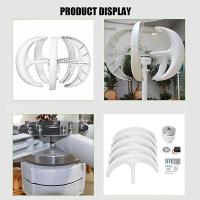 China OEM ODM Roof Mounted Vertical Axis Wind Turbine 200W 12V Vertical Wind Mill For Household Use for sale