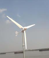 China 3KW 5KW Horizontal Wind Turbine Flange Connection Glass Fibre Blade for sale