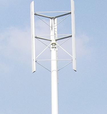 China Multi Colors 3KW Vawt Generator 3 blades Vertical Wind Turbine Generator for sale