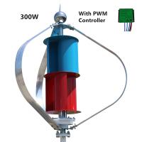 China Low Noise Small Vertical Axis Wind Turbine 24V 600W Aluminum Alloy Blade for sale