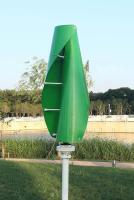China Glass Fiber Low Speed Wind Turbine Generator 24V 400W Curved Blade for sale