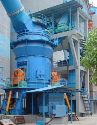 China HVM Series Electric Limestone Vertical Mill 6-80 t/h Capacity 325 Mesh Fineness for Calcite Barite Dolomite for sale