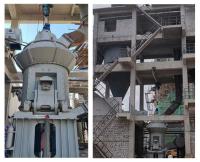 China HVM Vertical Raw Mill VRM Cement Grinding System 85-730T/H Capacity with R0.08<14% Fineness for sale