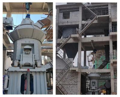 China HVM Vertical Raw Mill VRM Cement Grinding System 85-730T/H Capacity with R0.08<14% Fineness for sale