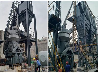 China Desulfurization Limestone Powder Vertical Grinding Mill 6-80 t/h 325 Mesh for sale