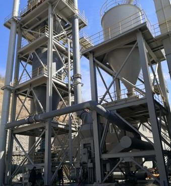 China Quarry Project Limestone Calcium Carbonate Vertical Grinding Mill Production Line for sale