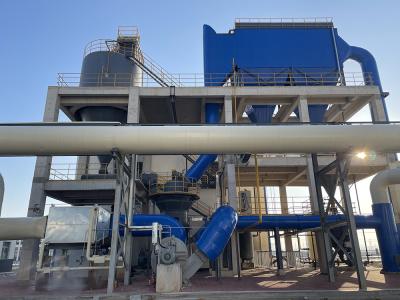 China HVM Series Limestone Ultrafine Vertical Mill 325 Mesh 56-80 t/h for Desulfurization Hydrated Lime Powder System for sale