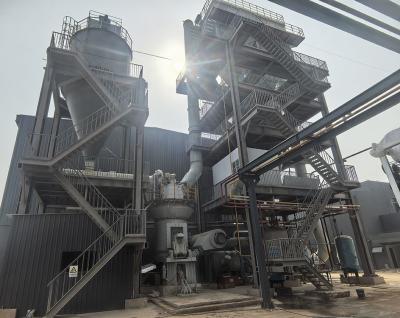 China Large Capacity Gypsum Vertical Mill HVM2500 85-100t/h High Efficiency Grinding Roller for sale
