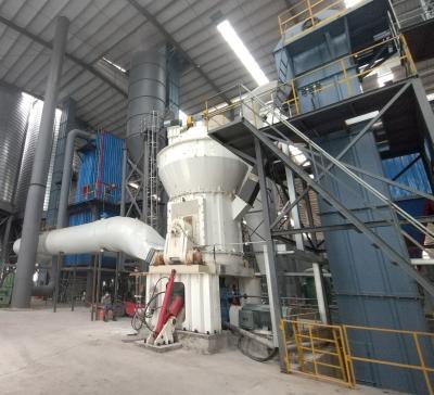 China Industrial Gypsum Powder Vertical Mill 5-100tph Capacity High Chromium Alloy Roller for sale