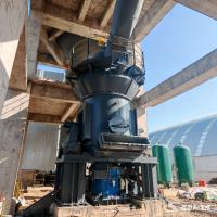 China Industrial Gypsum Vertical Roller Mill HVM800 1-3 tph for Natural Gypsum Grinding for sale