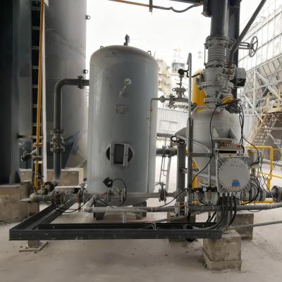 China Fly Ash Dense Phase Bin Pump Pneumatic Conveying Silo Pump 16-32m3 Capacity for Power Plant for sale