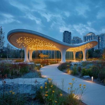 China Unique Metal Shading Structure For Civic Centers Museums Urban Landmark Projects for sale