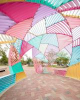 China Unique Metal Shading Structure For Civic Centers Museums Urban Landmark Projects for sale