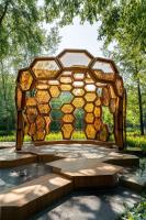 China Unique Metal Shading Structure For Civic Centers Museums Urban Landmark Projects for sale