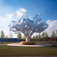 China Tree Inspired Sculptural Shade Canopy 	Art Tree Sculpture For Real Estate Hospitality for sale