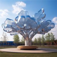China Tree Inspired Sculptural Shade Canopy 	Art Tree Sculpture For Real Estate Hospitality for sale