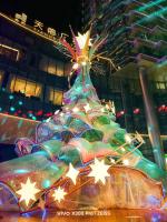 China Large-Scale Glimmering Christmas Tree Cluster - Stainless Steel Installation for Commercial Center Atriums for sale
