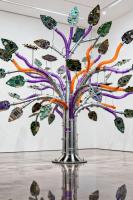 China Tech-Style Circuit Board Tree Sculpture: Outdoor Garden Landscape and Commercial Center Art Installation for sale