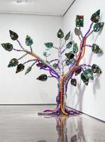 China Tech-Style Circuit Board Tree Sculpture: Outdoor Garden Landscape and Commercial Center Art Installation for sale