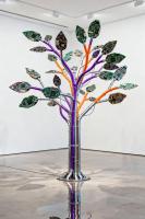 China Tech-Style Circuit Board Tree Sculpture: Outdoor Garden Landscape and Commercial Center Art Installation for sale