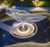 China Outdoor Luxury Modern Stainless Steel Sculpture Sky Tree with Lighting for Garden and Urban Landscapes Customizable for sale