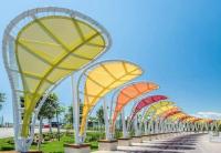 China Contemporary Facade Canopy System - Custom Stainless Steel Artistic Shelter for Shopping Malls & Public Buildings for sale