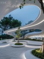 China Free-Form Landscape Decor - Custom Curved Sculptural Elements for Commercial & Park Projects for sale
