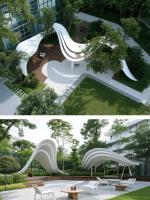 China Free-Form Landscape Decor - Custom Curved Sculptural Elements for Commercial & Park Projects for sale