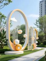 China Themed Play Sculptures For Parks Tourism Custom Whimsical Landmarks for sale