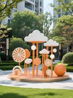 China Themed Play Sculptures For Parks Tourism Custom Whimsical Landmarks for sale
