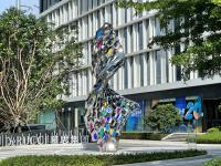China Professional Custom Spiral Acrylic Stainless Steel Sculpture Manufacturing for Commercial Spaces for sale