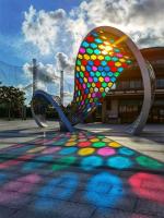 China Professional Custom Spiral Acrylic Stainless Steel Sculpture Manufacturing for Commercial Spaces for sale