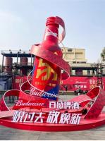 China Iceberg-inspired Monumental Art -transparent  Cola Bottle Large-scale Acrylic Installation for Property Developments for sale