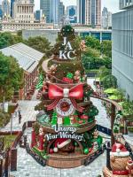 China Interactive Rotating Christmas Crystal Globe - Dynamic Stainless Steel Showpiece for Building Exterior for sale