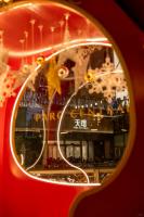 China Grand Illuminated Christmas Tree Canopy - Stainless Steel Structure for Hotel Courtyard Decorations for sale
