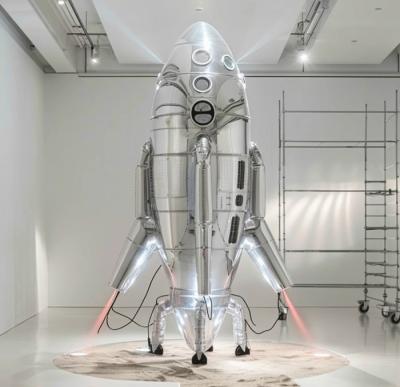 China Modern Hand-Forged Stainless Steel Sculpture - Customizable Outdoor Weather-Resistant Metal Art Statue for sale