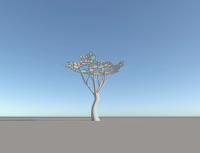 China According to Drawing Glowing Stainless Steel Tree with Canopy for Architectural Precision for sale