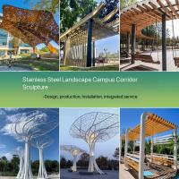 China According to Drawing Glowing Stainless Steel Tree with Canopy for Architectural Precision for sale