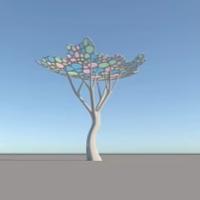 China Tailored Lighted Stainless Steel Tree Arbor with Canopy for Building Adaptability for sale