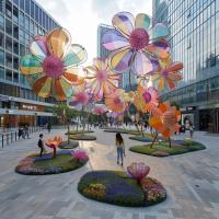 China Customizable Landscape Lighting Sculpture for Commercial Real Estate for sale