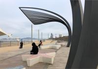 China Customized Artistic Stainless Steel Shade Structure for High-End Real Estate & Architecture for sale