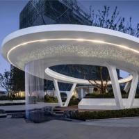 China Premium Metal Shading Canopy for Architecture Garden Mall & City Infrastructure Projects High Quality Metal Crafts for sale