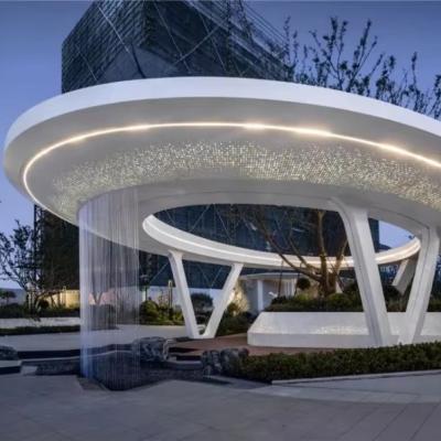China Premium Metal Shading Canopy for Architecture Garden Mall & City Infrastructure Projects High Quality Metal Crafts for sale