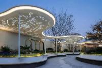 China Premium Metal Shading Canopy for Architecture Garden Mall & City Infrastructure Projects High Quality Metal Crafts for sale