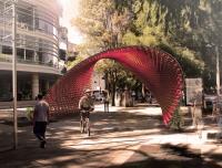 China Modern Stainless Steel Artistic Canopy for Children's Park & Outdoor Landscape Design Durable Metal Crafts for sale
